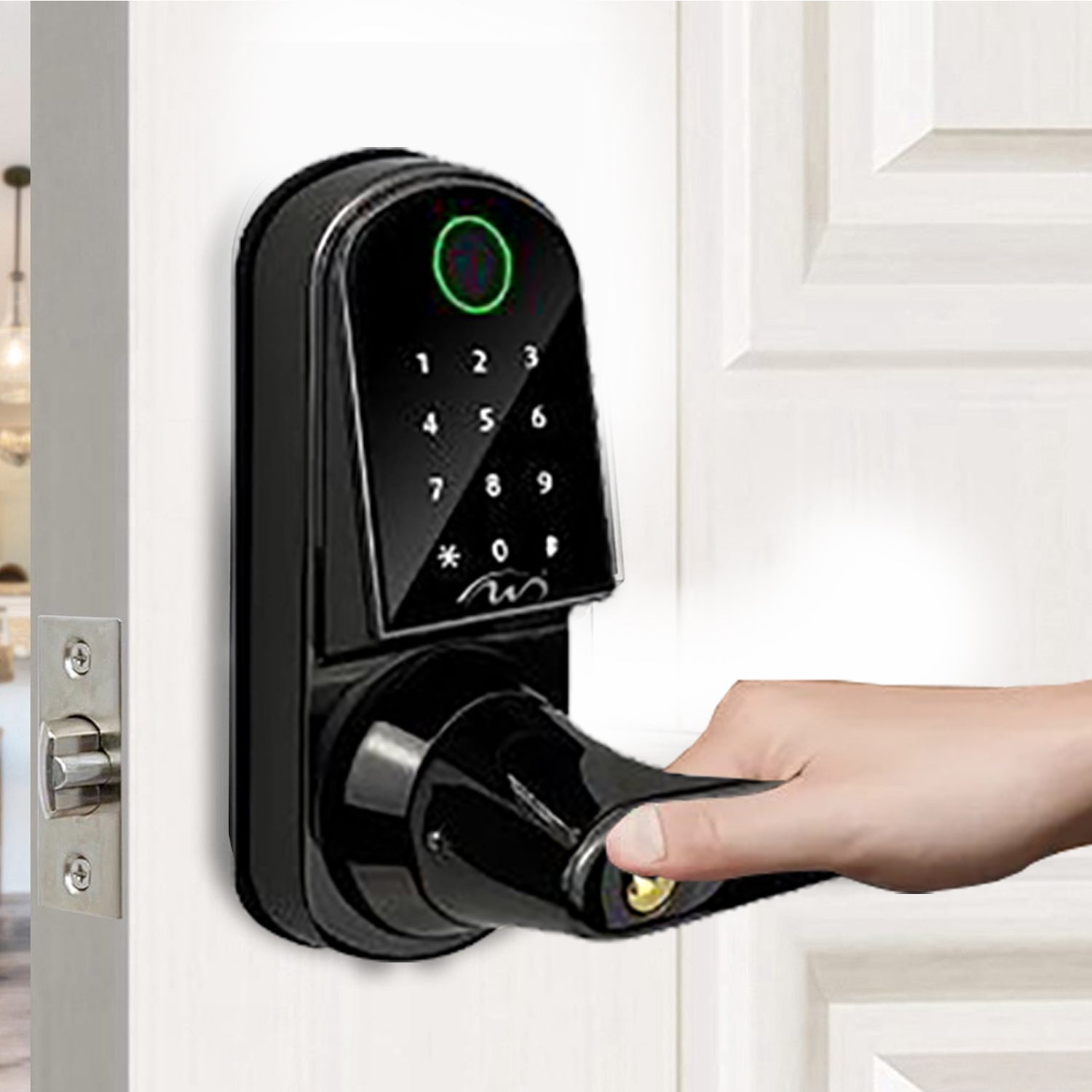 Digital Smart Door Lock LK-103 With Fingerprint – NewWavePK